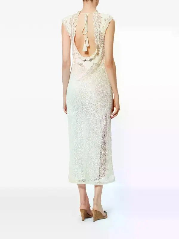 Isabel Marant Étoile Delvine Open-back Midi Dress - Neutrals