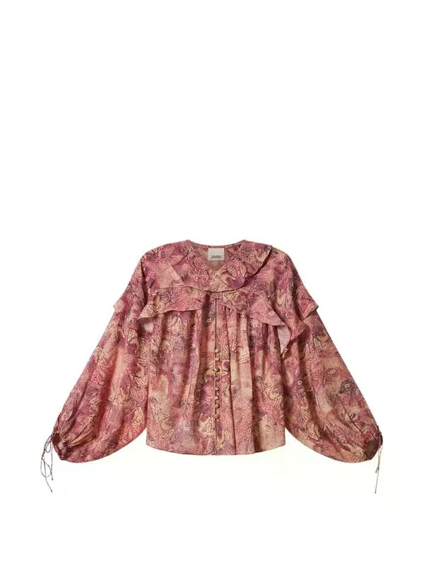 Isabel Marant Étoile Charis Mandala Print Blouse