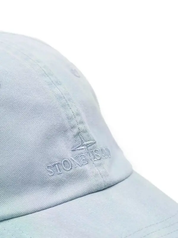 Stone Island Logo-embroidered Baseball Cap - Blue