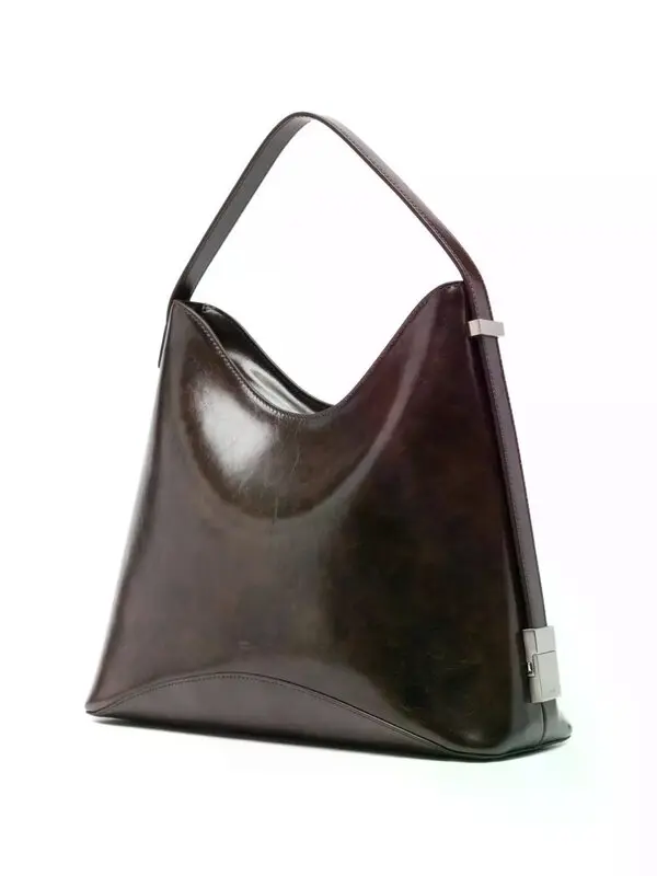 OSOI Slouch Leather Shoulder Bag - Brown