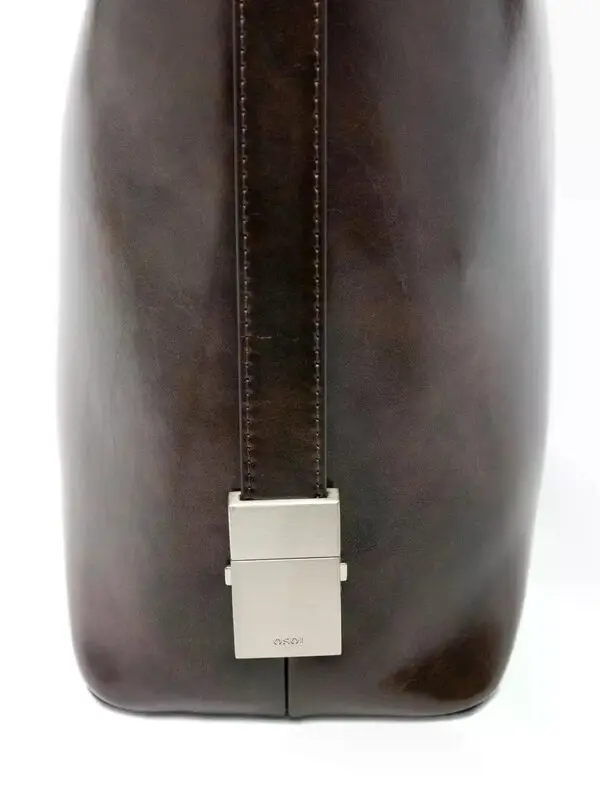 OSOI Slouch Leather Shoulder Bag - Brown