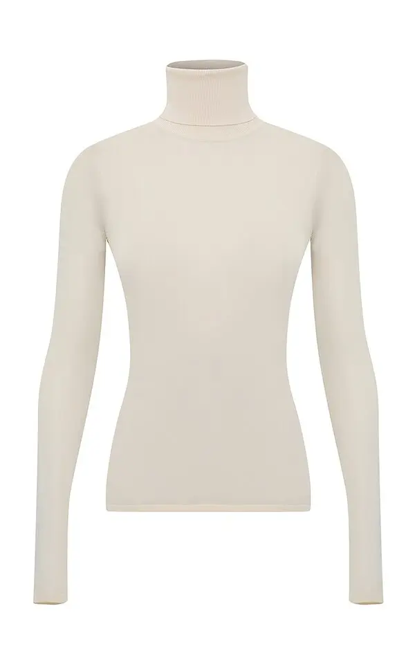 Zimmermann Fine-knit Turtleneck Top - Neutral