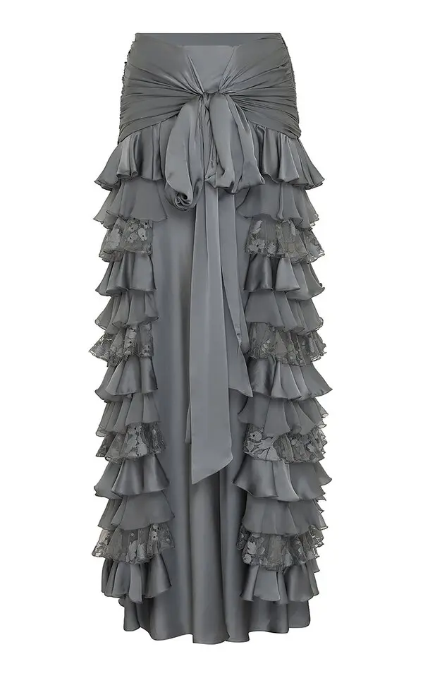Zimmermann Valiant Ruffled Maxi Skirt