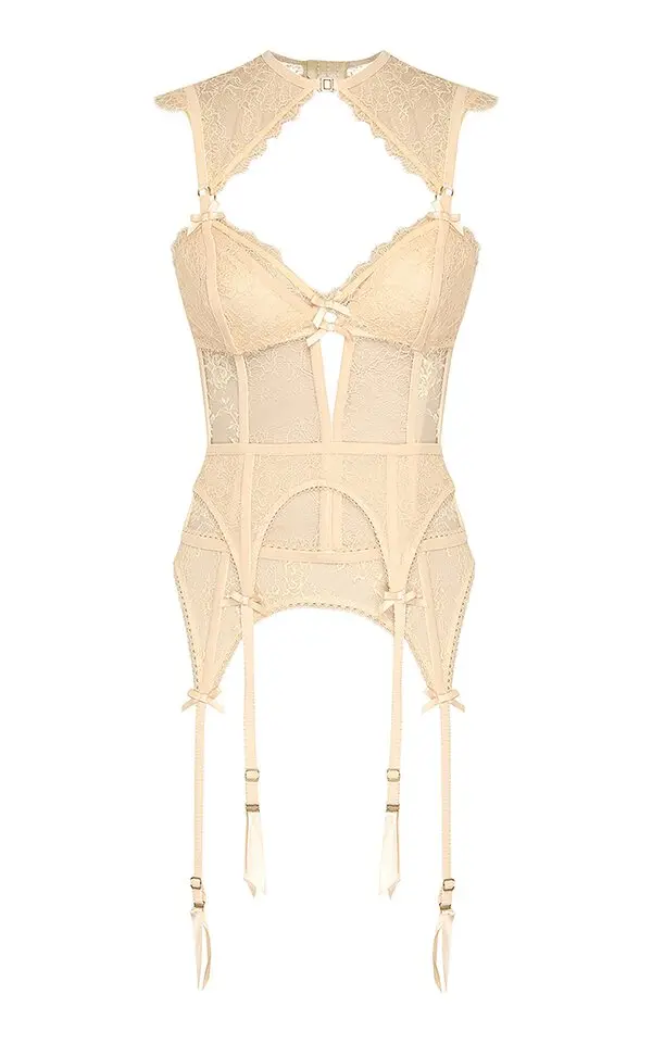 Zimmermann Valiant Lingerie Bodysuit - Ivory
