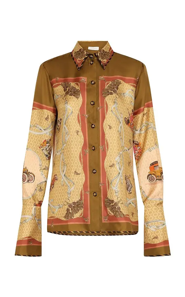 Zimmermann Valiant Twill Silk Shirt