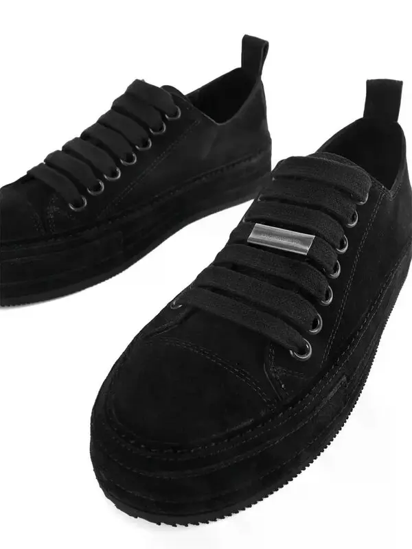 ANN DEMEULEMEESTER Suede Lace-up Sneakers