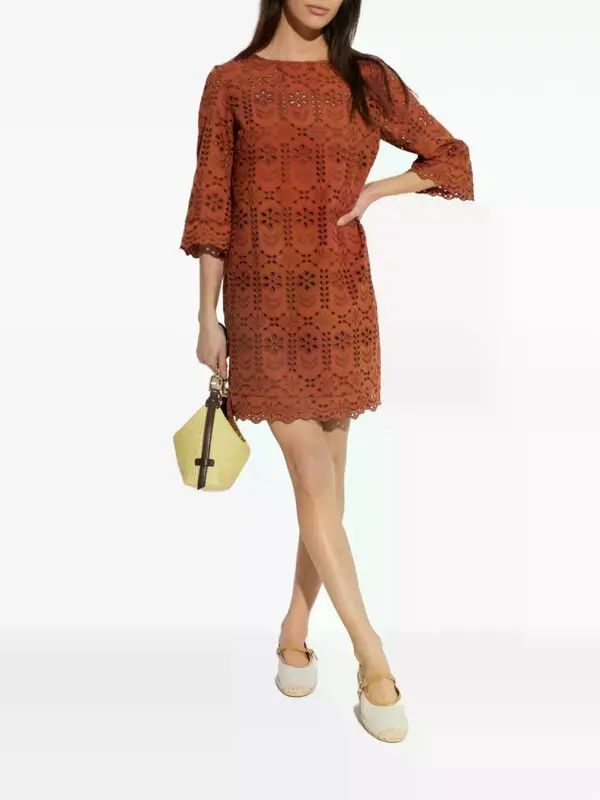 Paul Smith Scalloped-trim Mini Dress