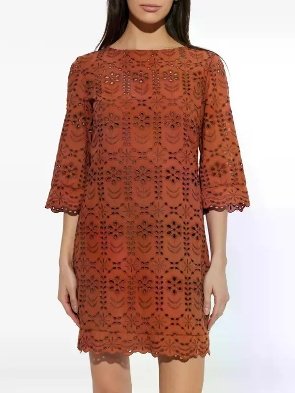 Paul Smith Scalloped-trim Mini Dress