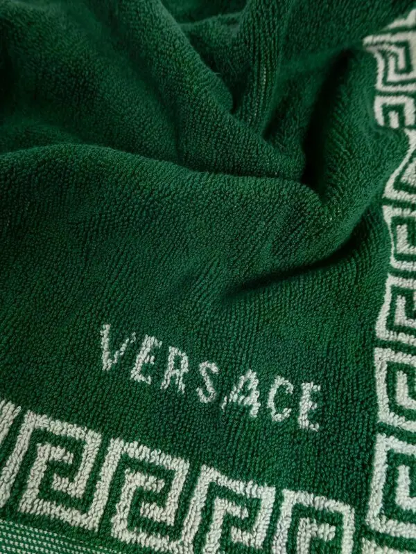 Versace Logo-detail Bath Towel
