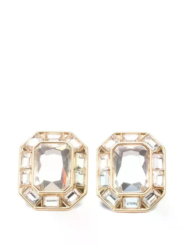 SELF-PORTRAIT Octagonal Earrings - Gold
