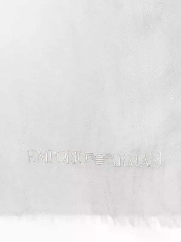 Emporio Armani Fringed-hem Scarf