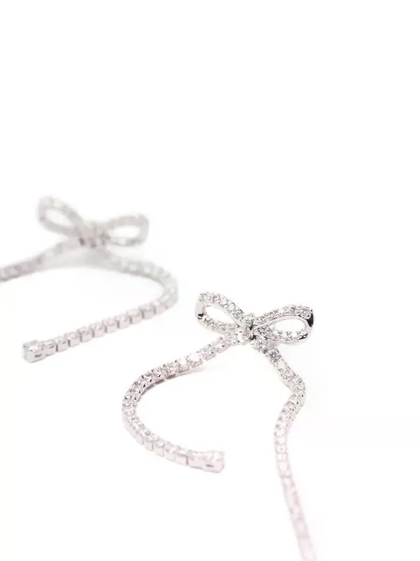 SELF-PORTRAIT Bow Design Drop Earrings