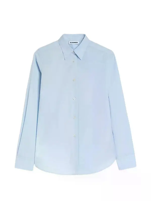JIL SANDER Lightweight Poplin Shirt - Blue