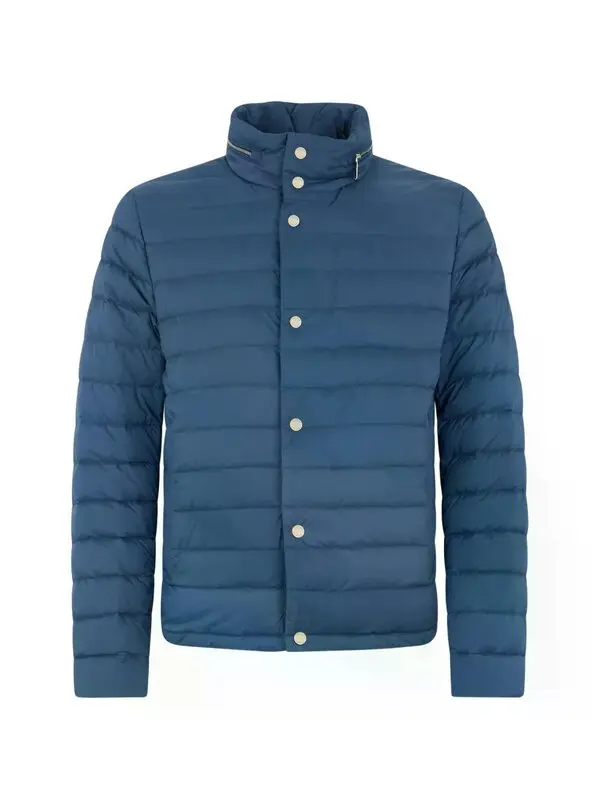 MOORER Buttoned Jacket - Blue
