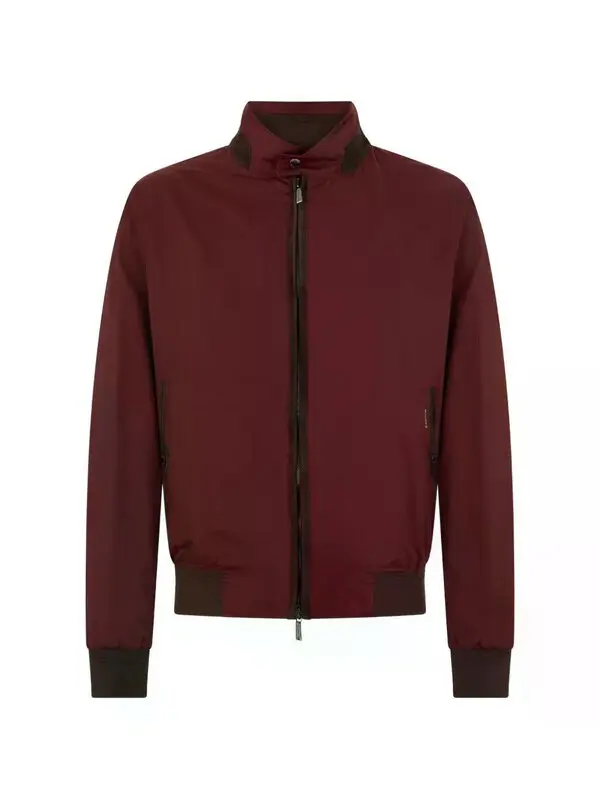 MOORER Zip-fastening Jacket - Red