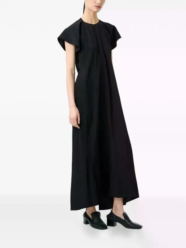 Studio Nicholson Surat Cap-sleeve Dress - Black