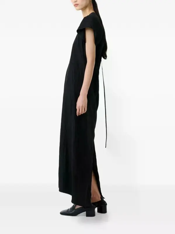 Studio Nicholson Surat Cap-sleeve Dress - Black