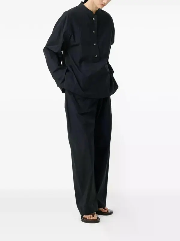 Studio Nicholson Vega Four-button Grandad Collar Shirt