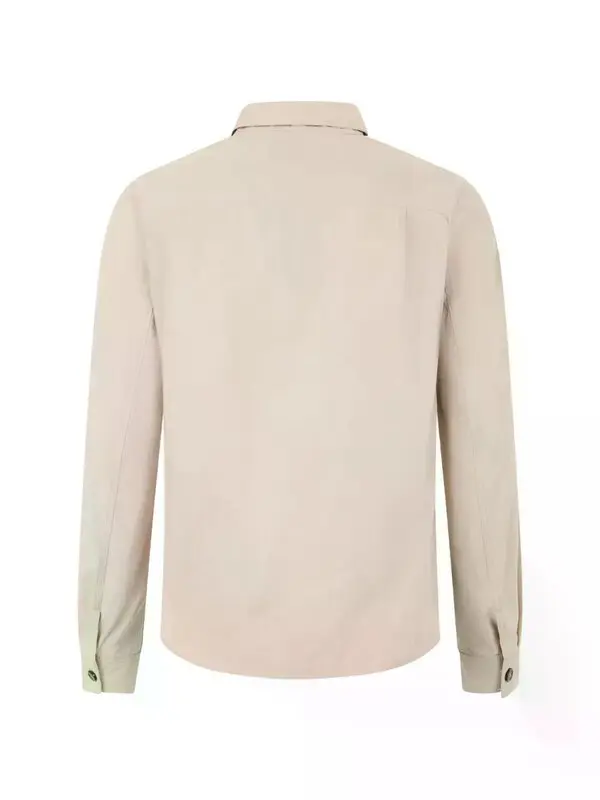 MOORER Light Beige Pocket Button Jacket - Neutrals