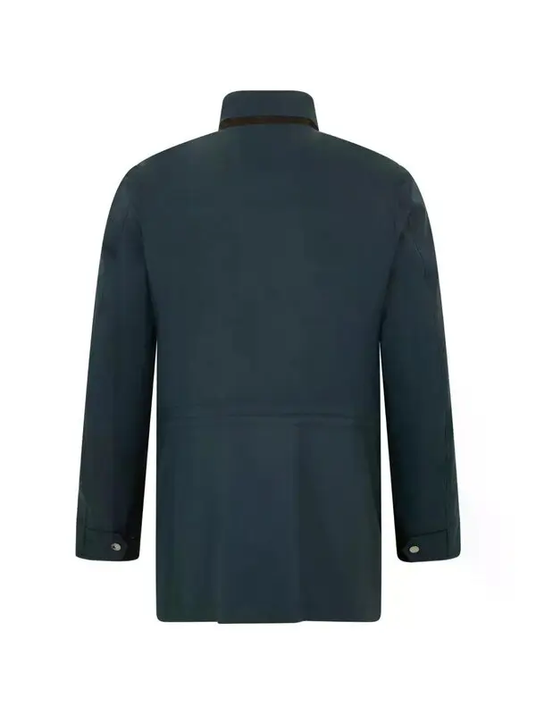 MOORER High-collar Padded Jacket - Blue