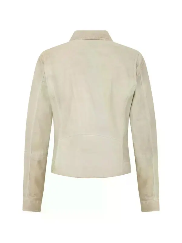 MOORER Asymmetrical Leather Jacket