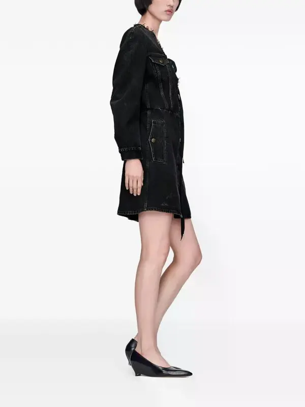 MAISON MARGIELA V-neck Mini Dress