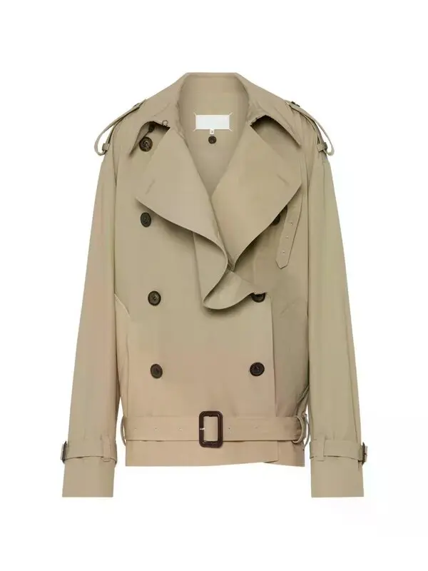 MAISON MARGIELA Folded Collar Cotton Caban