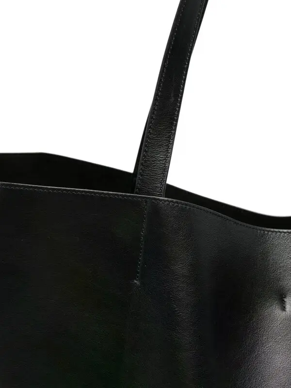 TOTEME Roam Leather Tote - Black