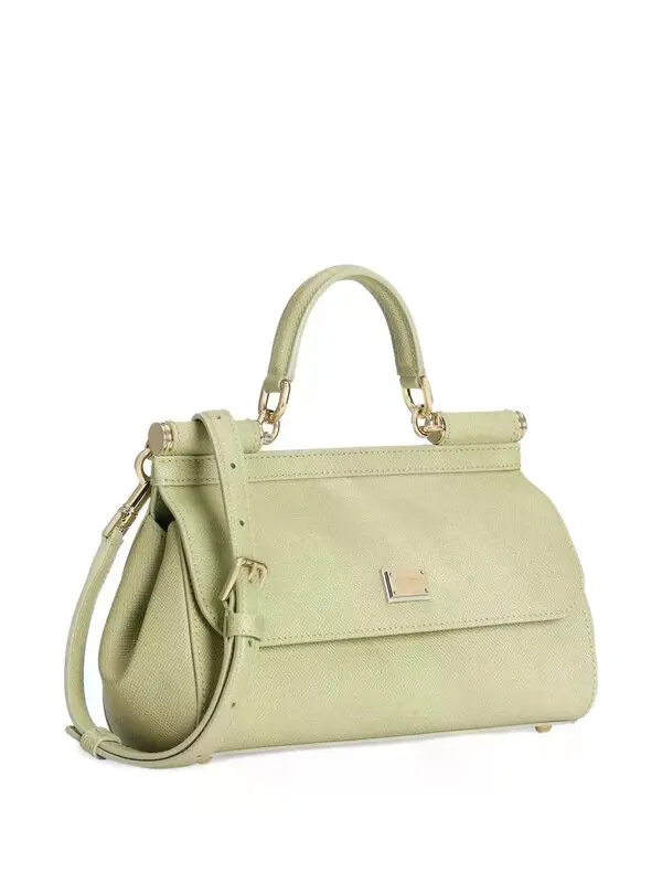 Dolce & Gabbana Sicily Handbag In Dauphine Calfskin - Green