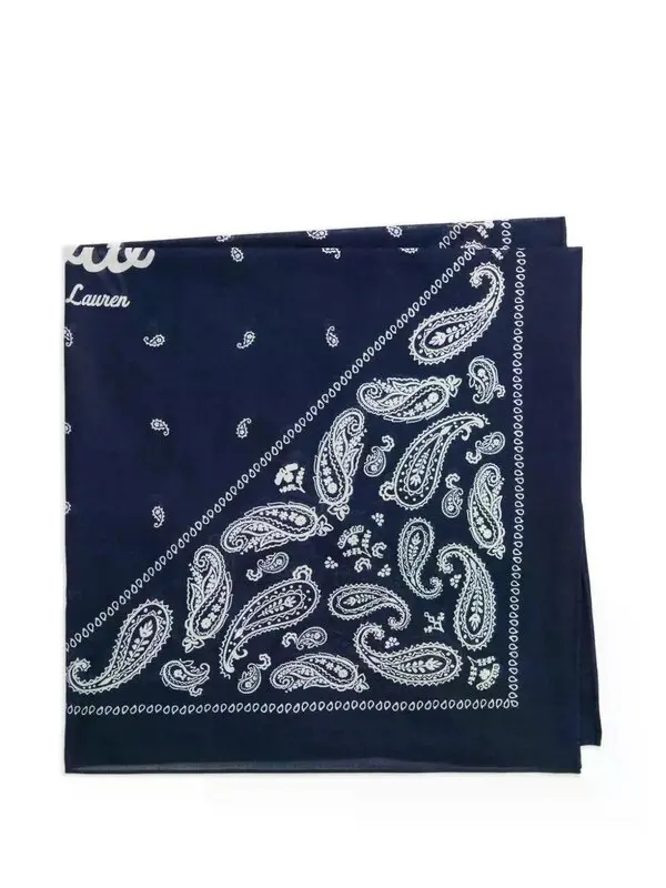 Polo Ralph Lauren Paisley-pattern Cotton Scarf