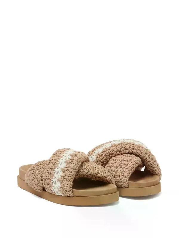 Fabiana Filippi Twisted Stripe Sandals