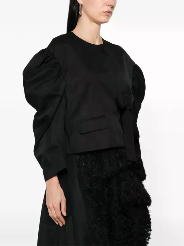 Simone Rocha Puffed-sleeve Tie Jacket