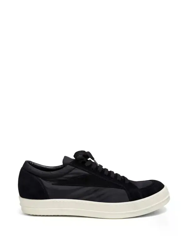Rick Owens Panelled Low-top Sneakers - Black