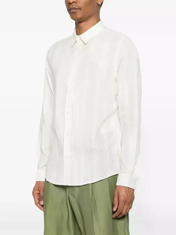 SAMSOE SAMSOE Saryan X Striped Shirt - Neutrals