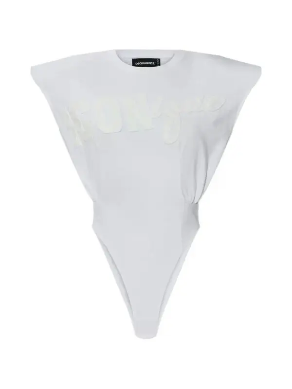 Dsquared2 Iconique" Logo Bodysuit - White