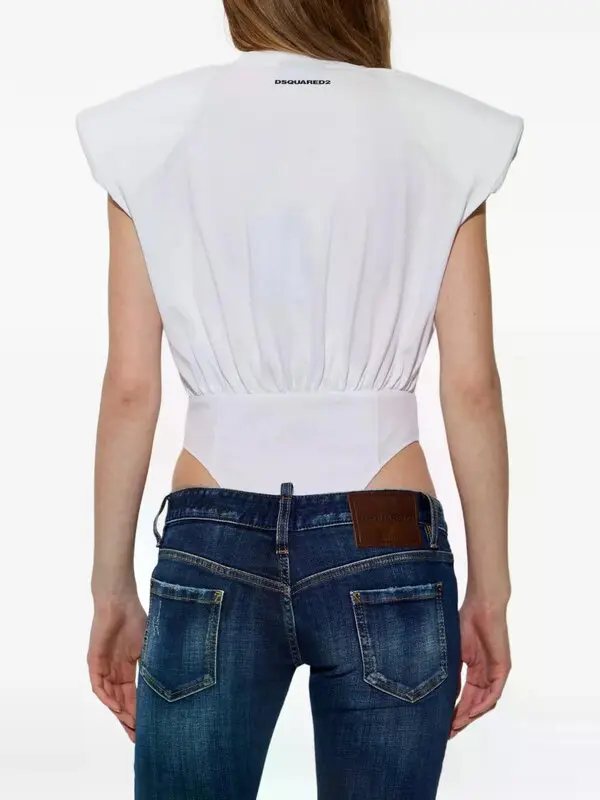 Dsquared2 Iconique" Logo Bodysuit - White