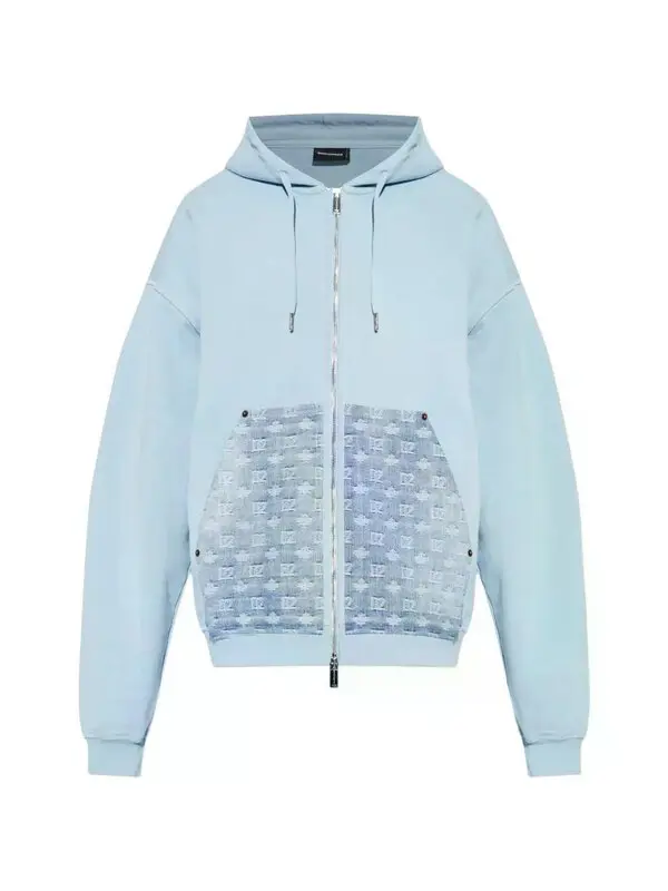Dsquared2 Hooded Patterned Jacket