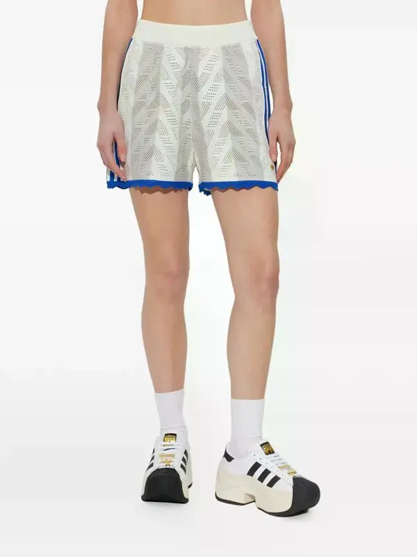 Adidas Firebird Mini Shorts - White