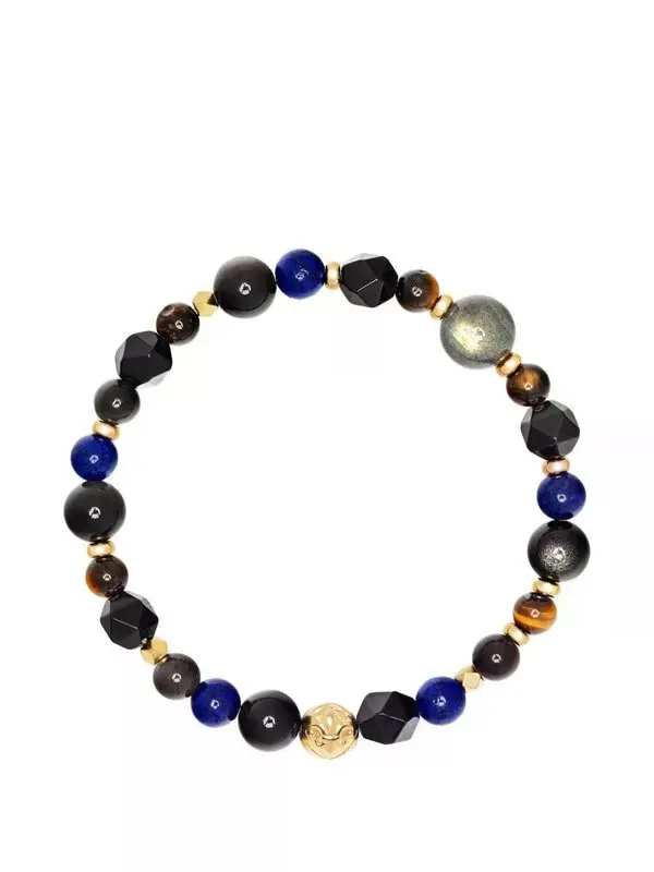 NIALAYA JEWELRY Spiritual Power Beaded Bracelet - Gold