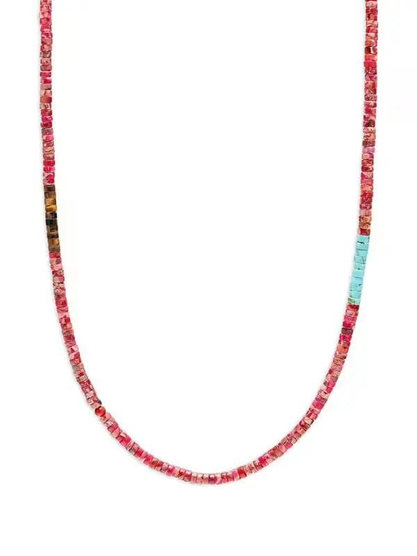 NIALAYA JEWELRY Multi-stone Necklace - Pink