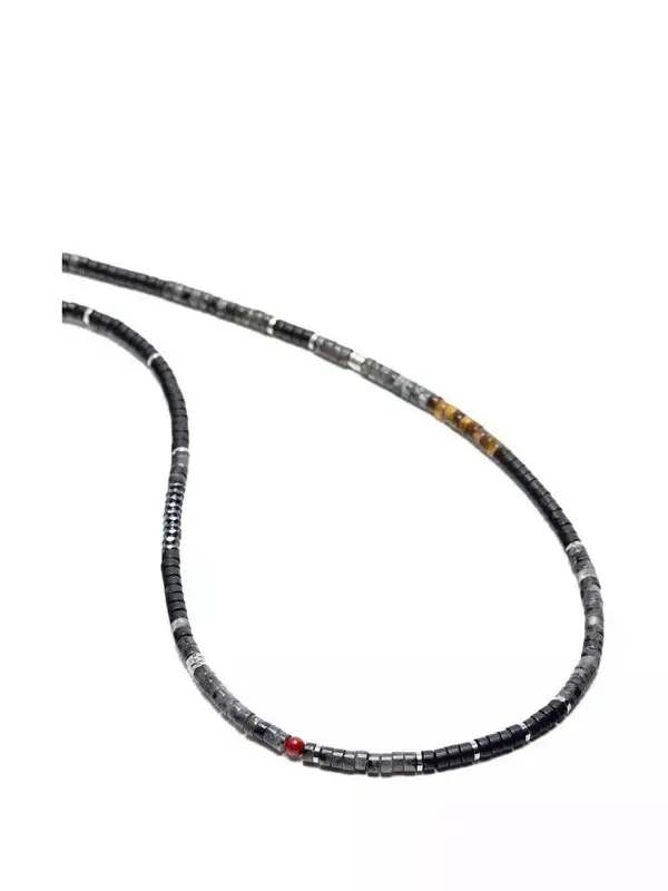 NIALAYA JEWELRY Multi-stone Necklace - Black