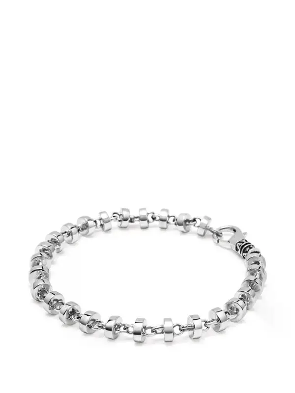 NIALAYA JEWELRY Round Link Chain Bracelet - Silver