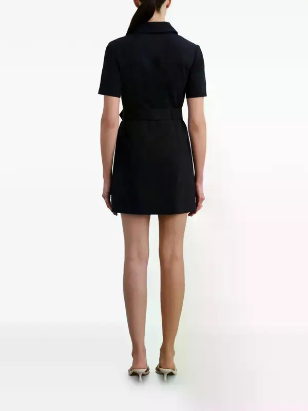 TOCCIN Lydia Belted Shirt Dress