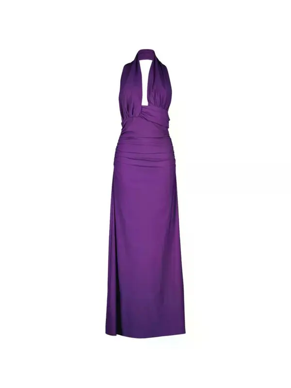Christopher Esber V-neck Ruched Dress - Purple