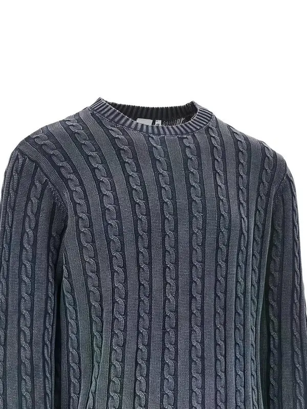 Aspesi Cable-knit Sweater - Blue