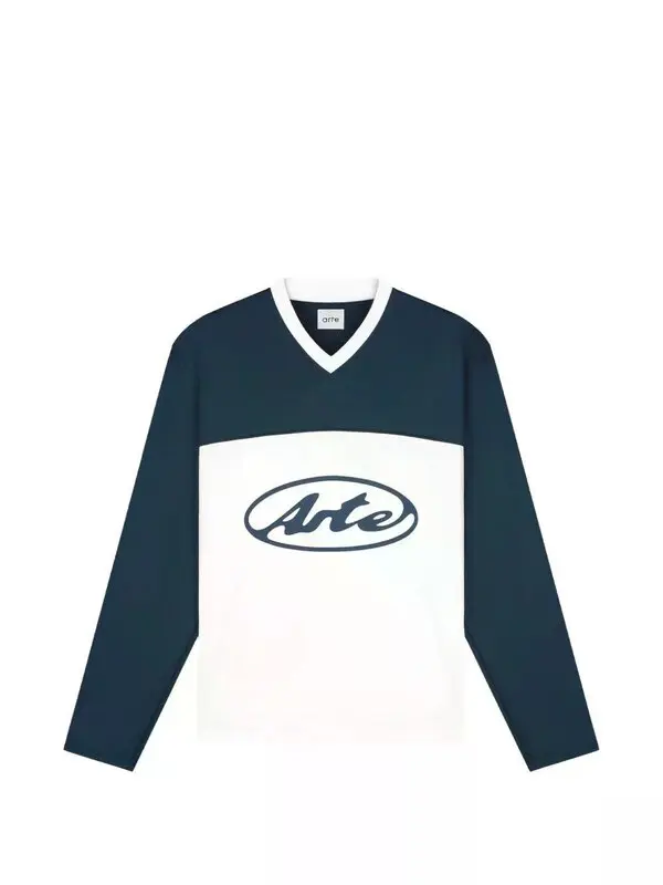 ARTE ANTWERP Long Sleeve V-neck Top