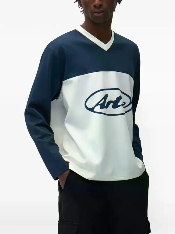 ARTE ANTWERP Long Sleeve V-neck Top