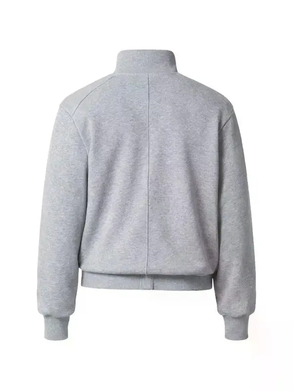 ENTIRE STUDIOS Buttoned-collar Cotton Pullover - Grey