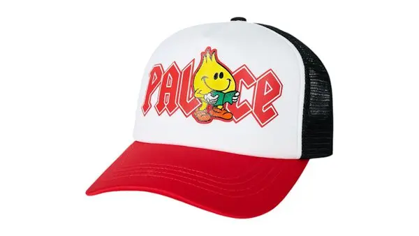 PALACE X World Industries Trucker Cap - Red
