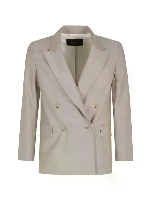 Seventy Double-breasted Blazer - Neutrals